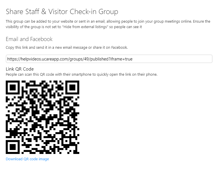 Contactless attendance tracking using QR code – UCare