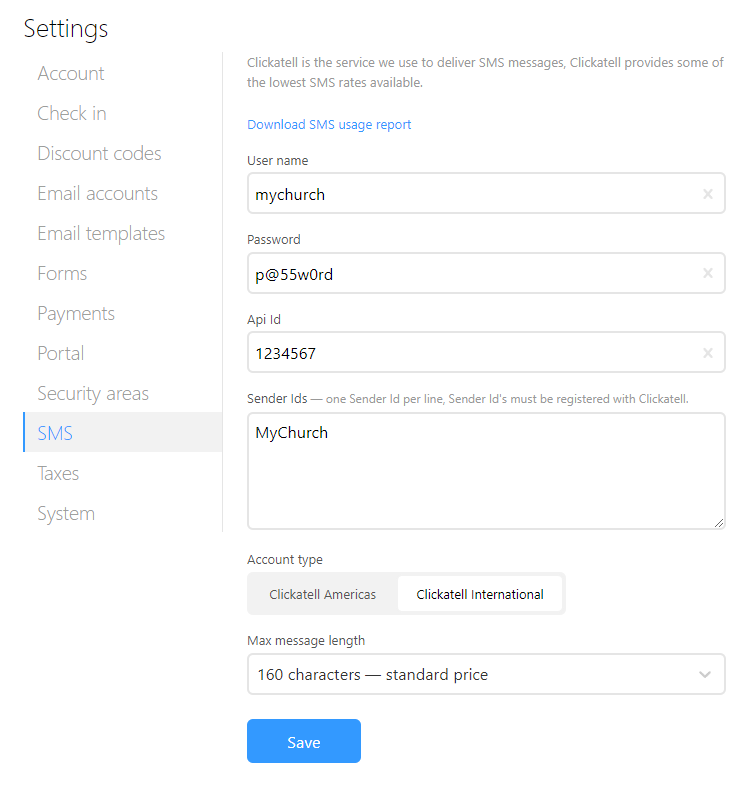 Changing sms settings – UCare